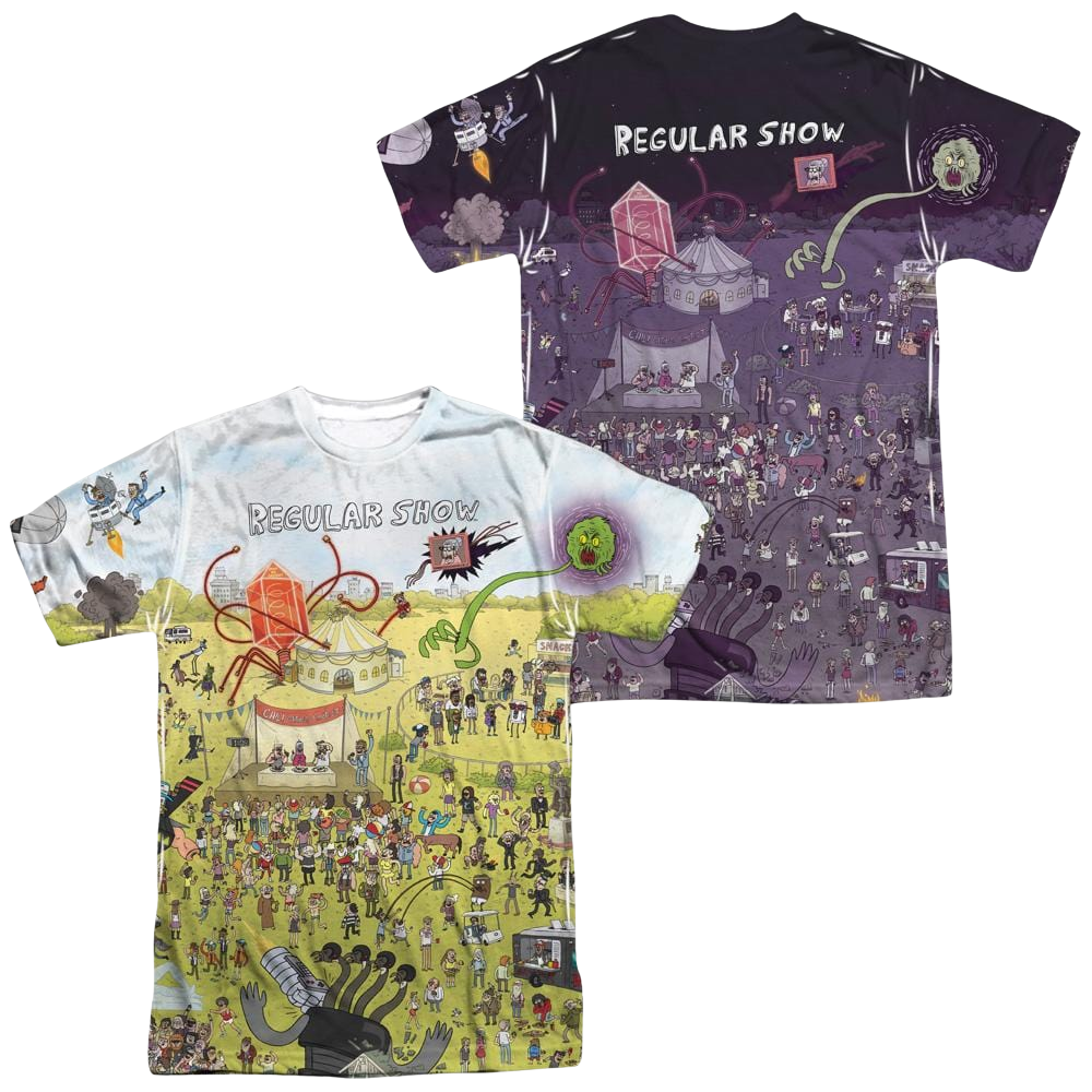 Regular Show Group Shot Men's All Over Print T-Shirt – Sons of Gotham