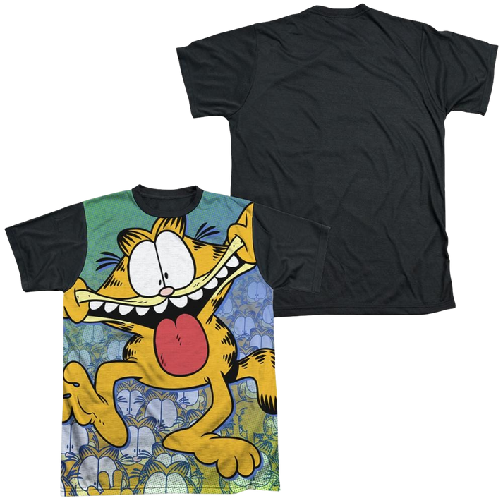 Garfield Goofy Face - Men's Black Back T-Shirt – Sons of Gotham
