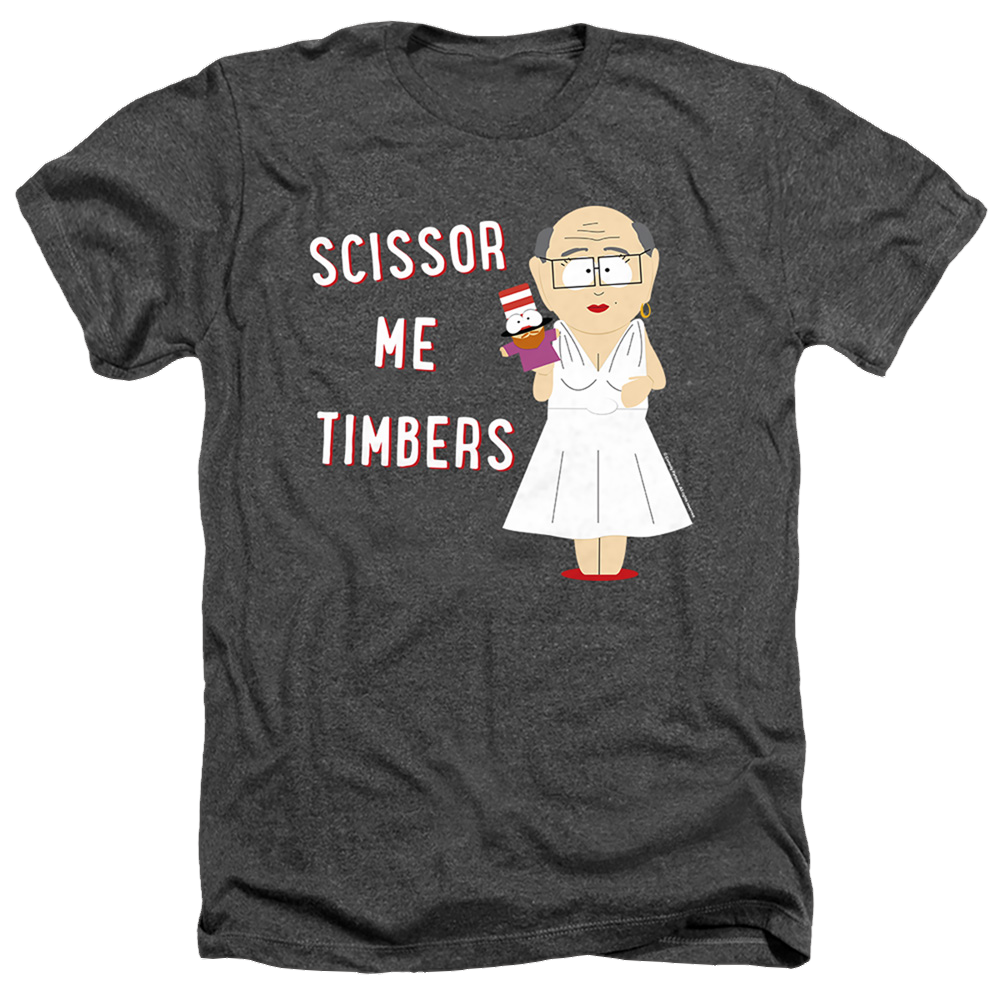 South Park Scissor Me Timbers - Men's Heather T-Shirt – Sons of Gotham